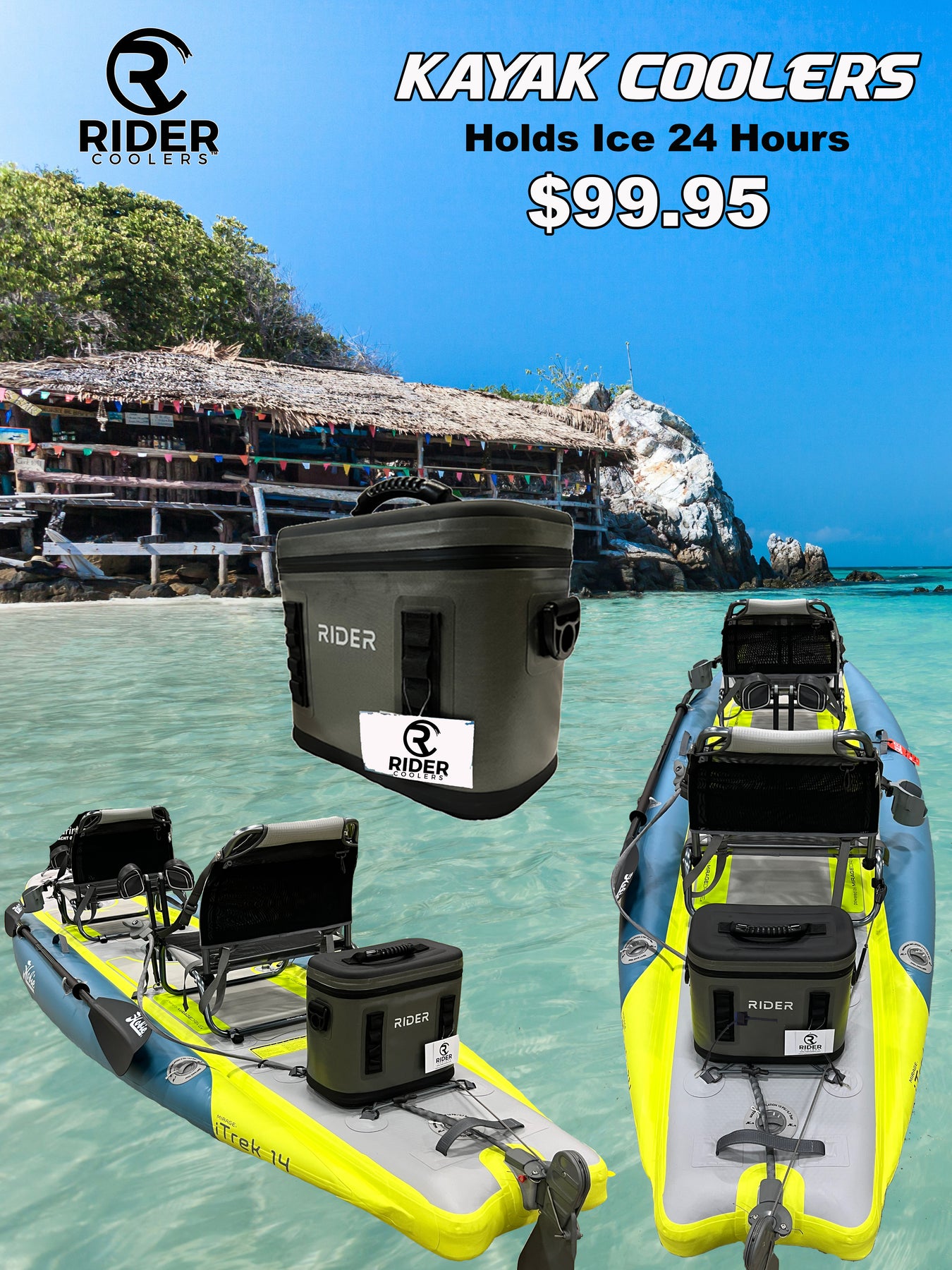 Rider Coolers Kayak Cooler – Rider Coolers Jet Ski Coolers PWC Coolers